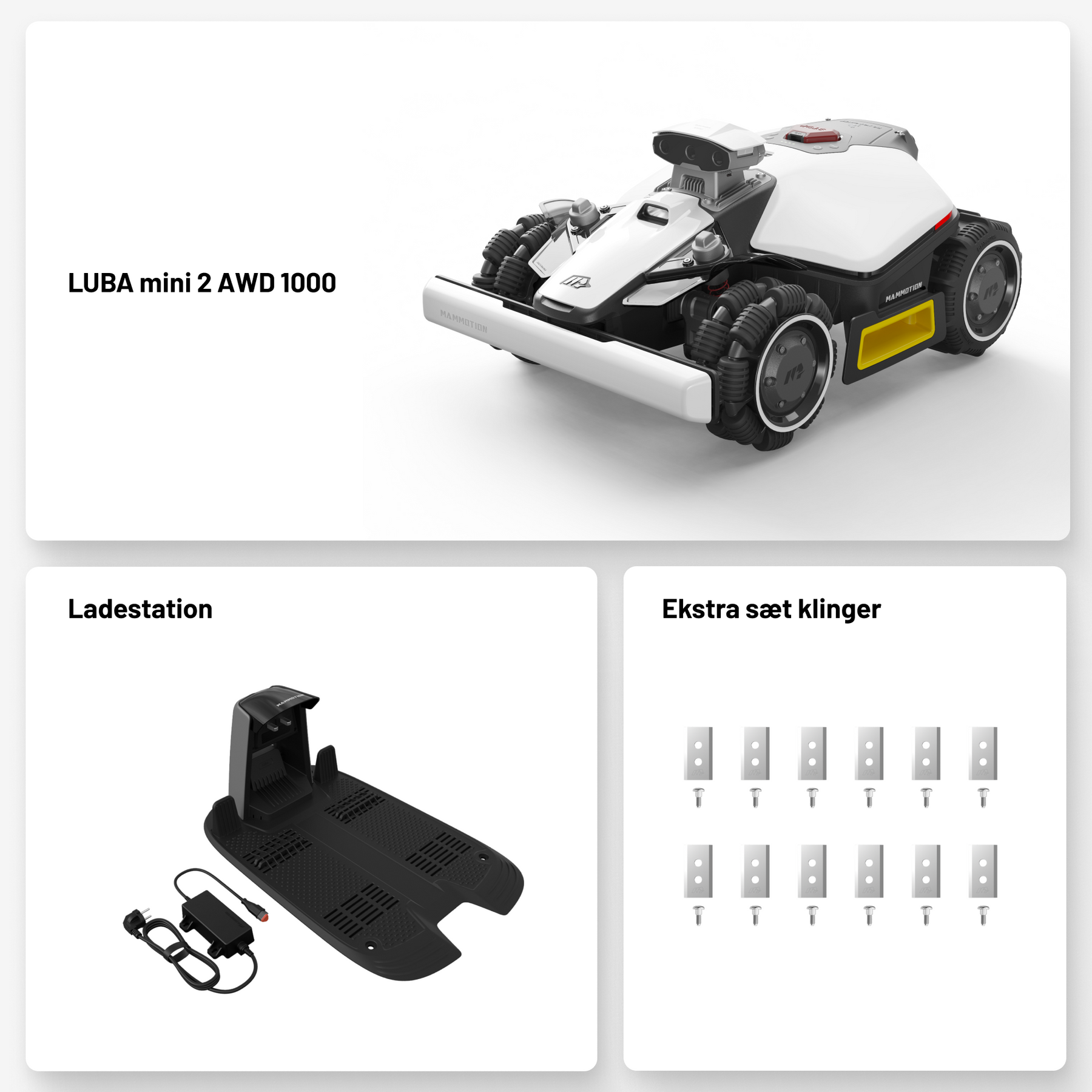 LUBA mini 2 AWD Robotplæneklipper uden kanttråd | Mammotion DK